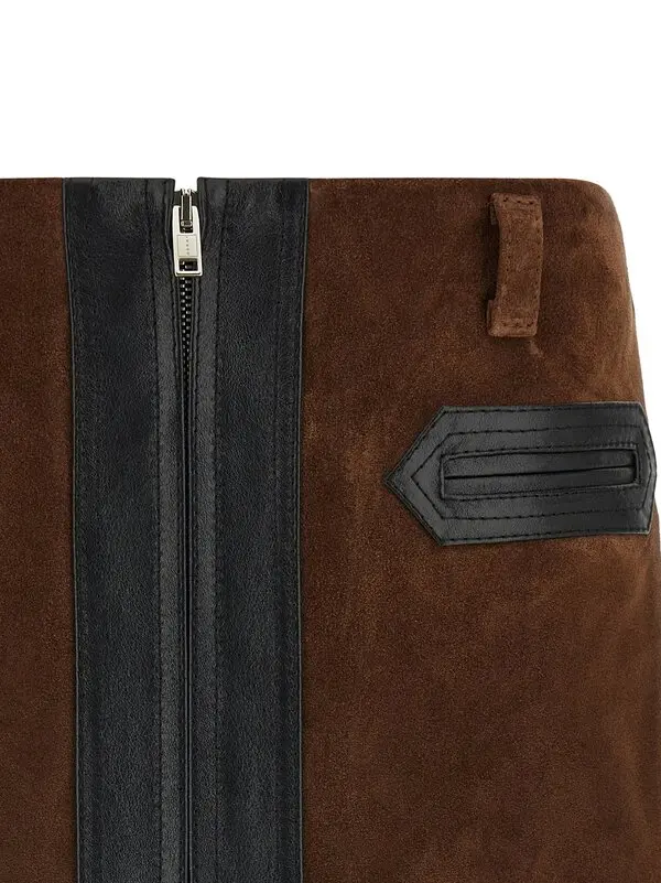 Marni Leather Skirt