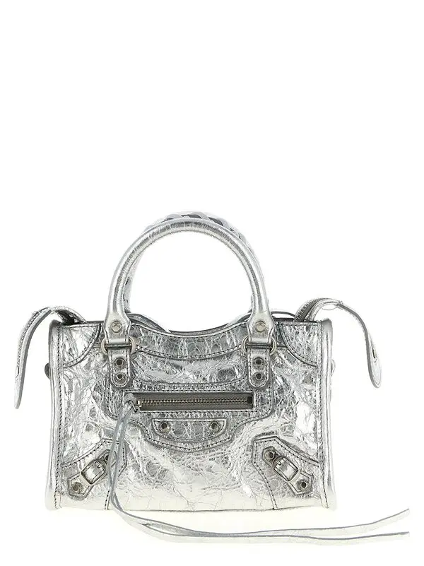 Balenciaga Le City Nano' Handbag - Silver