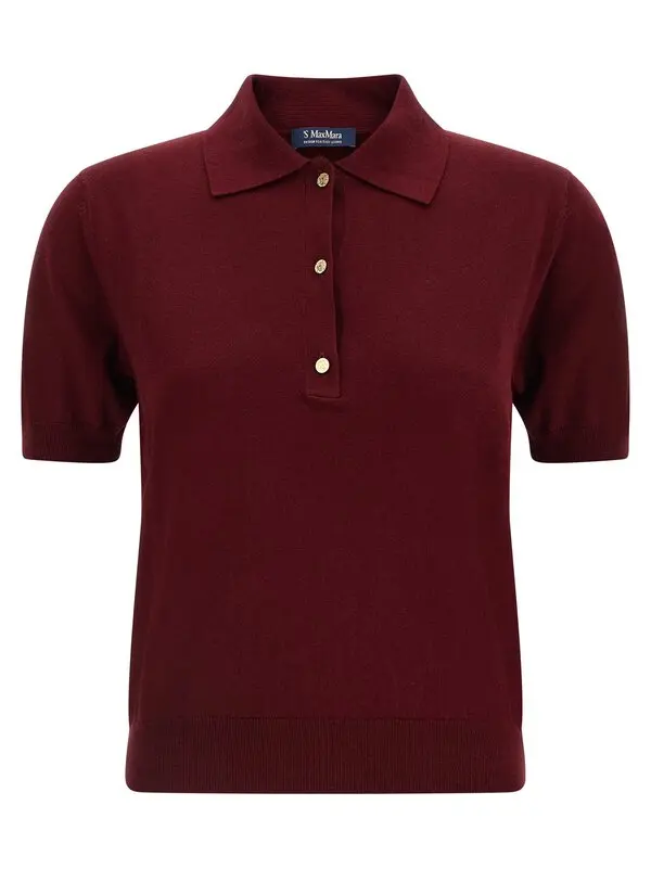 Max Mara Pomposa' Knit Polo Shirt