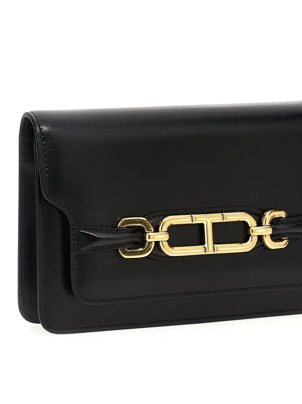 TOM FORD Small Leather Crossbody Bag
