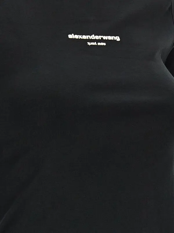 Alexander Wang Ls Tee W/logo Print' T-shirt