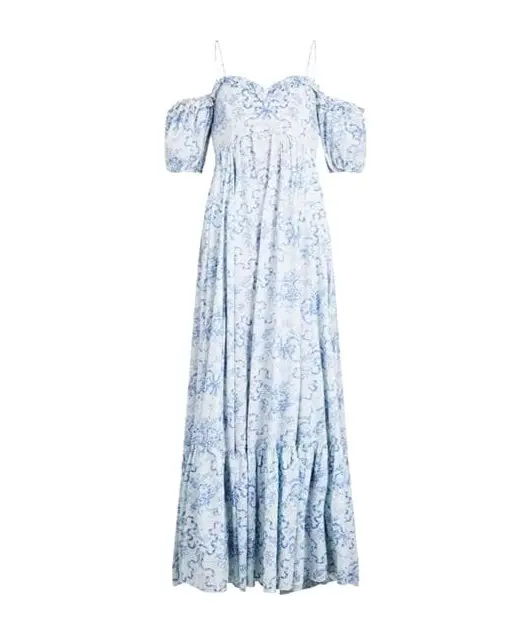 LoveShackFancy Printed Maxi Dress