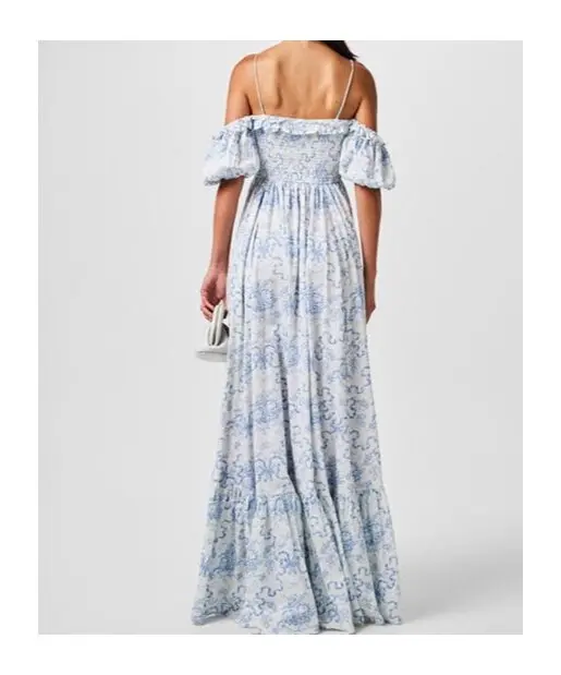 LoveShackFancy Printed Maxi Dress