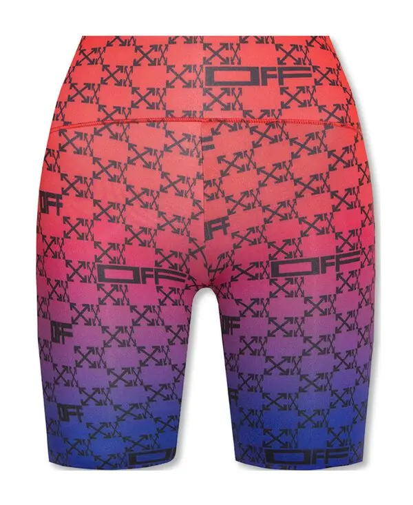 Off-White Monogram-print Cycling Shorts