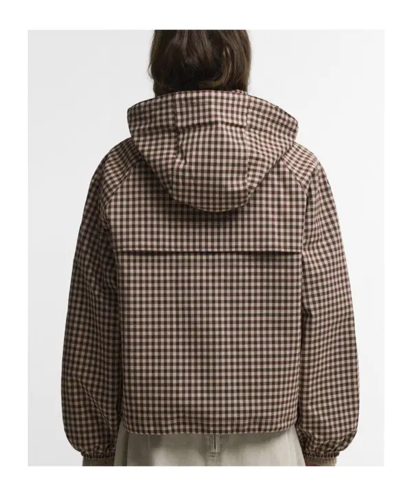Barbour Audrey Showerproof Hooded Long Sleeve Rain Anorak - No