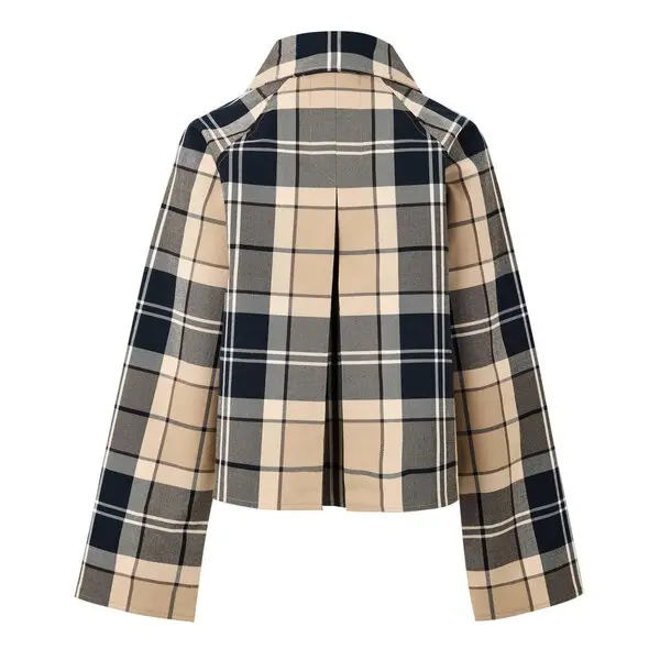 Barbour Delilah Plaid Cropped Jacket