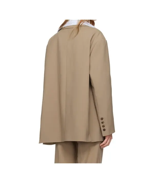 THE FRANKIE SHOP Bea Single-breasted Boxy Blazer