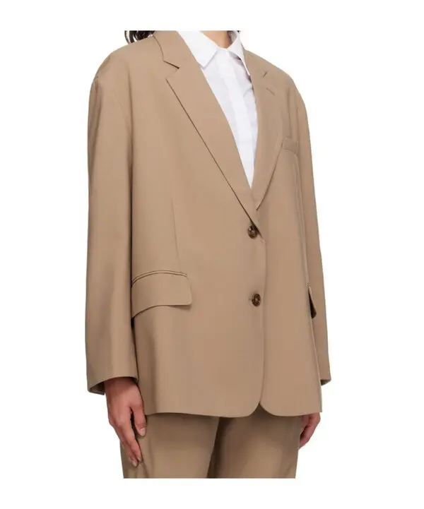 THE FRANKIE SHOP Bea Single-breasted Boxy Blazer