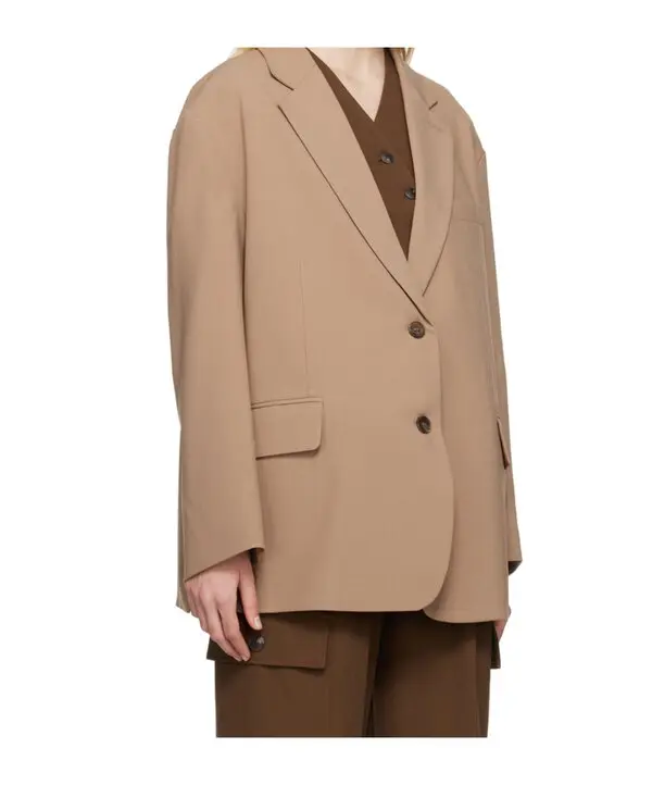 THE FRANKIE SHOP Bea Single-breasted Boxy Blazer