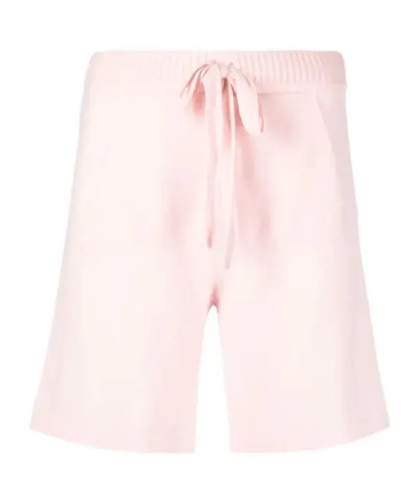 P.a.r.o.s.h Cashmere-knit Drawstring Shorts - Pink