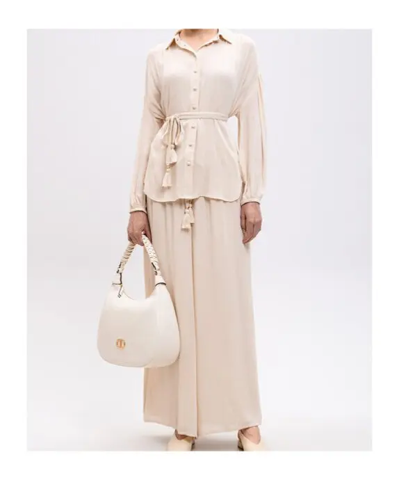 TWINSET Belted Shirt - White