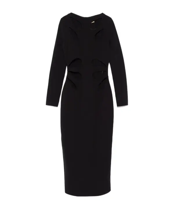 Cult Gaia Anaria Midi Dres - Black