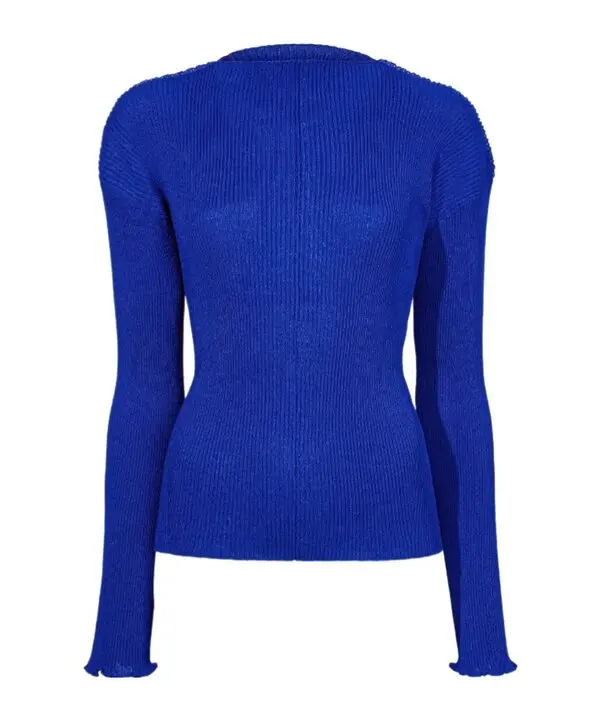 Proenza Schouler Mock-neck Ribbed Sweatshirt