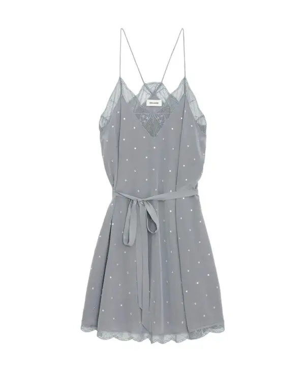 Zadig&Voltaire Ristyz Rhinestone-embellished Mini Dress