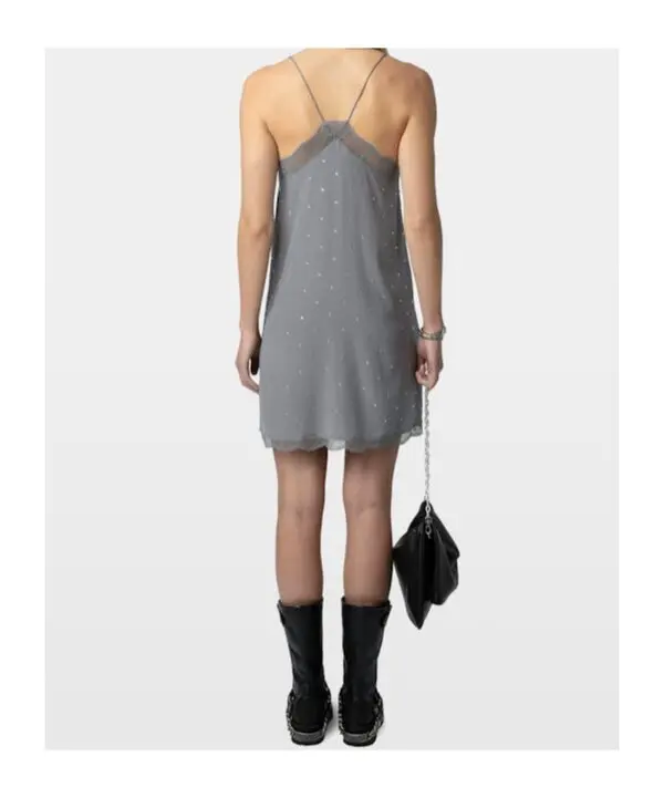 Zadig&Voltaire Ristyz Rhinestone-embellished Mini Dress