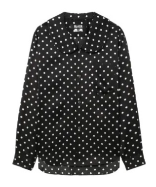 Comme Des Garçons Polka Dot Collared Shirt