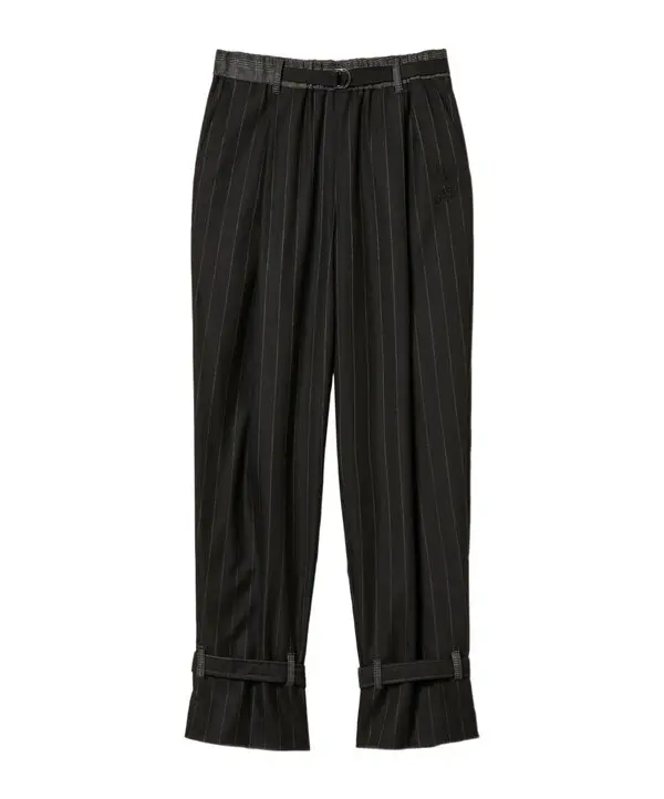 TWINSET Pinstripe Cuff-strap Trousers