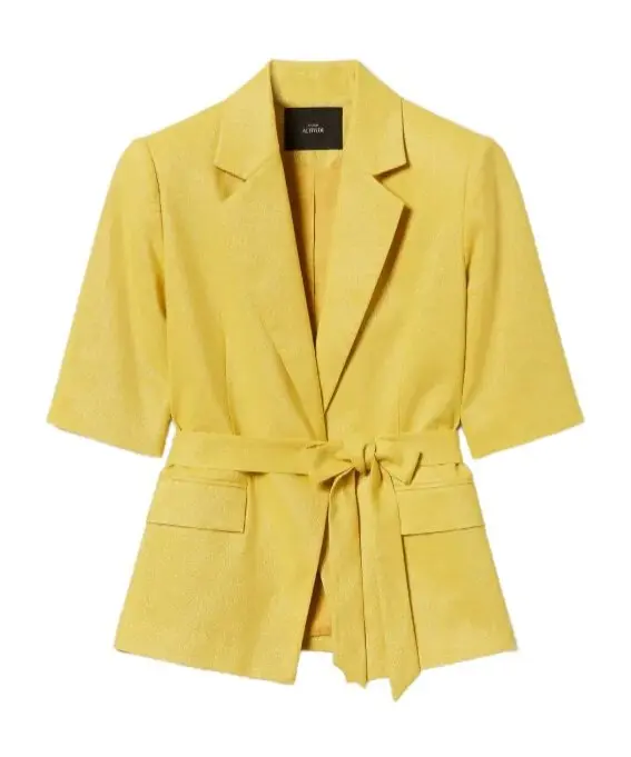 TWINSET Short-sleeved Belted Blazer
