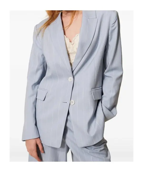 TWINSET Pinstripe Blazer