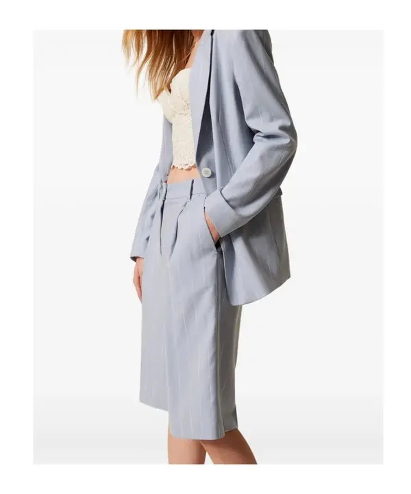 TWINSET Pinstripe Blazer