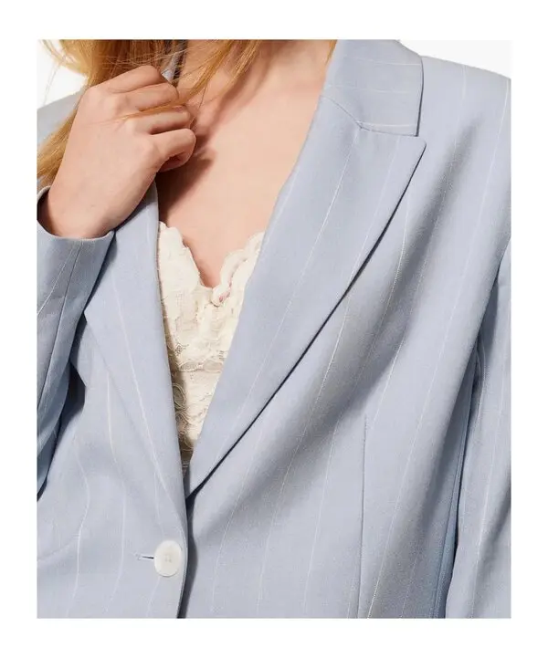 TWINSET Pinstripe Blazer