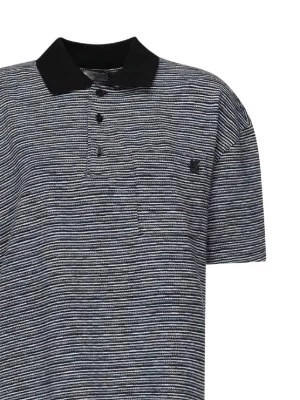 Etro Striped Pocket Polo Shirt - Gray