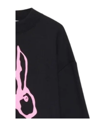 MSGM Sketched Bunny Print Sweatshirt