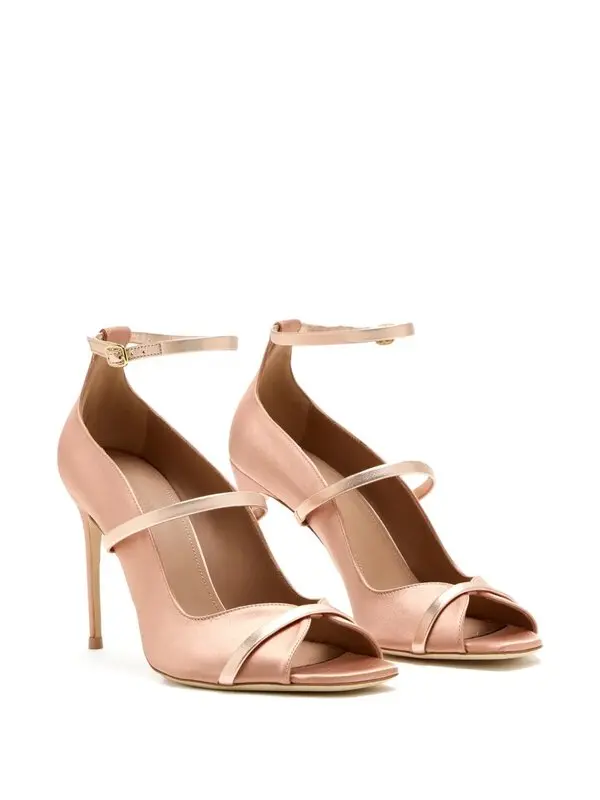 MALONE SOULIERS Cynthia Criss-cross Strap Sandals - Nude