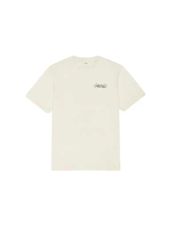 LES DEUX Organic Cotton T-shirt - Ivory