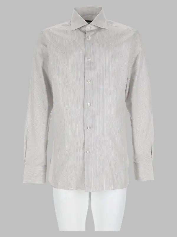 Zegna 100% Cotton Shirt - White