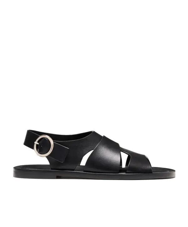 Proenza Schouler Capri Caged Sandals - Black