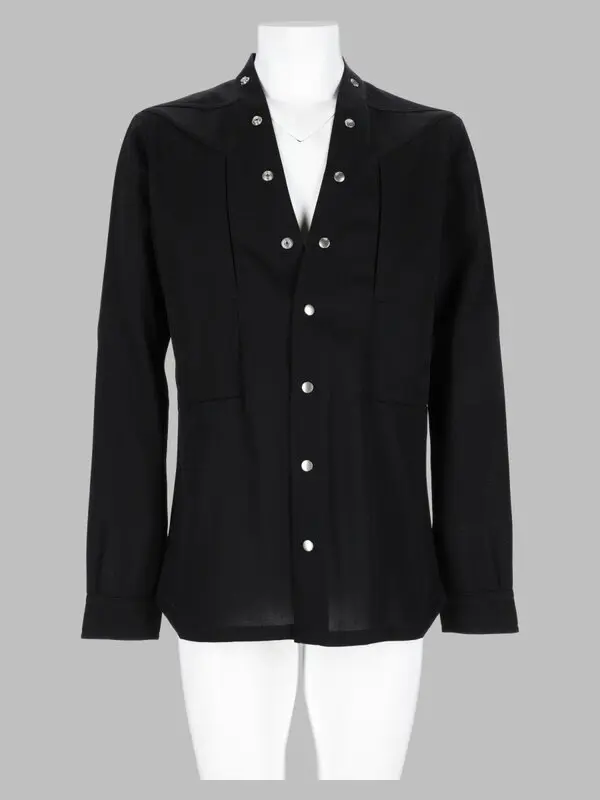 Rick Owens 100% Wool Shirt