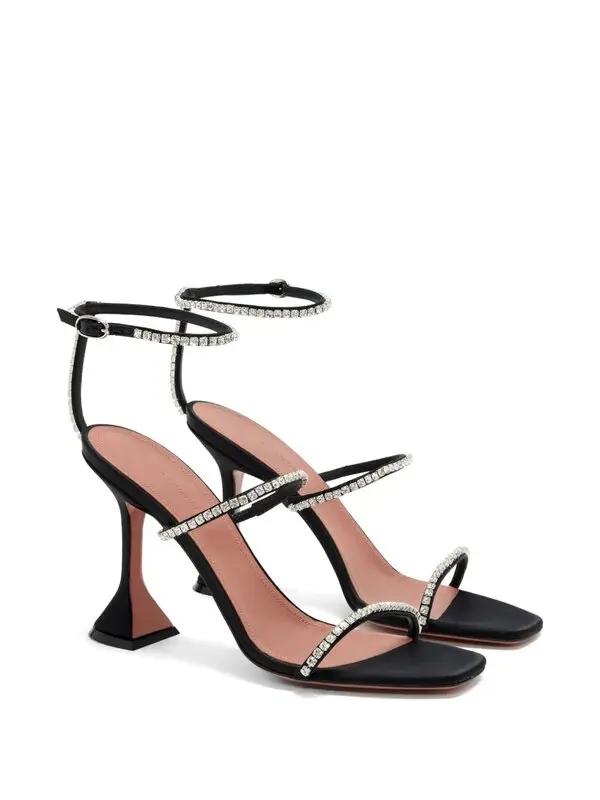 Amina Muaddi 95mm Gilda Sandals