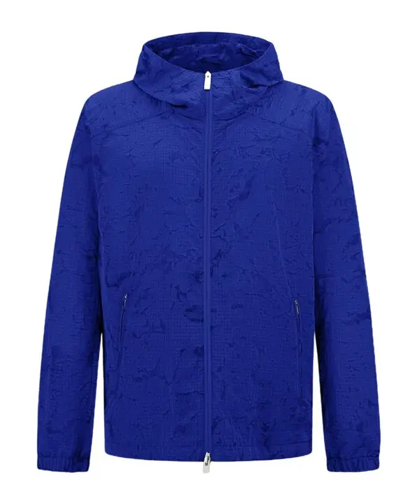 Herno Water Jacquard Hooded Jacket