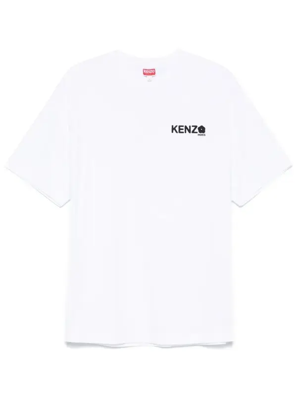 Kenzo Classic Floral Graphic T-shirt For - White