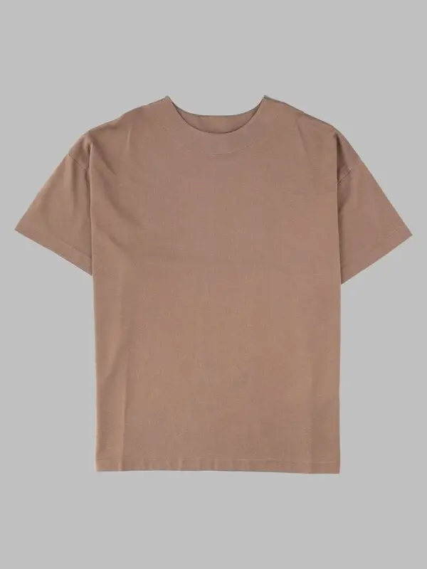 Fear Of God Cotton-viscose Short-sleeve T-shirt - Beige