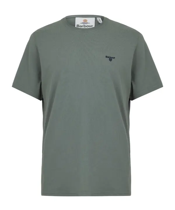 Barbour Embroideredcrest Crewneck Tshirt