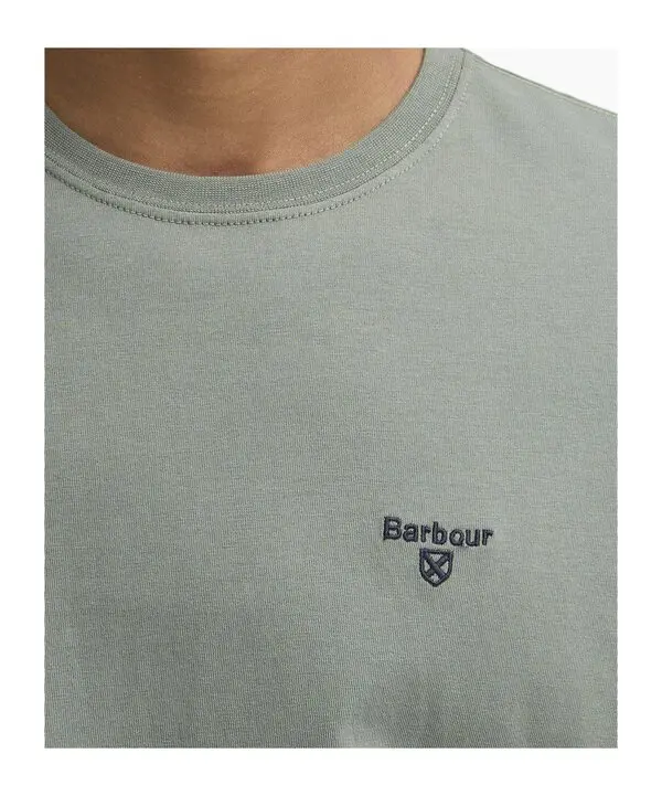 Barbour Embroideredcrest Crewneck Tshirt