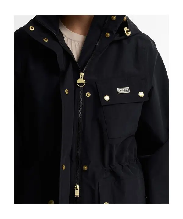 Barbour Drawstring Hood Long Parka Coat