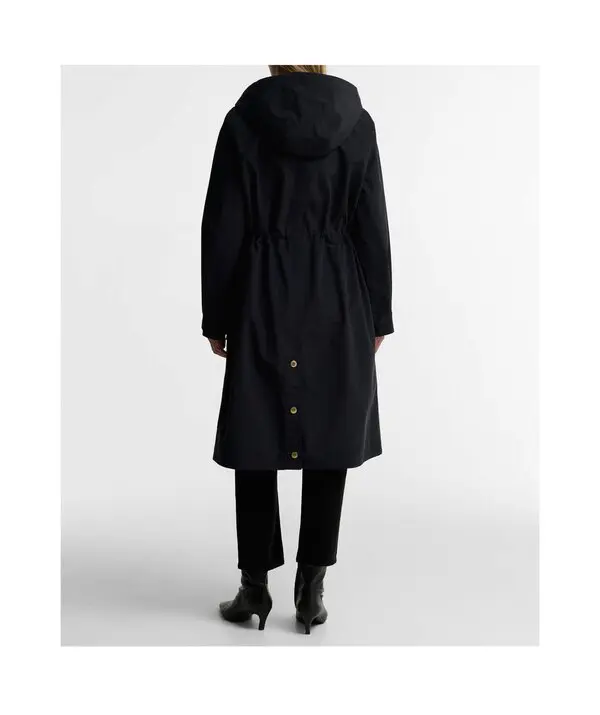 Barbour Drawstring Hood Long Parka Coat