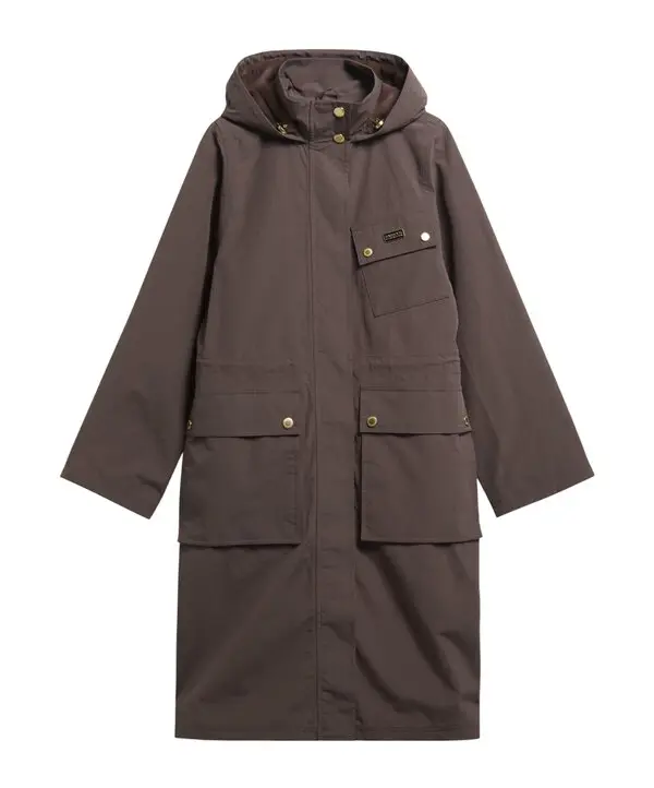 Barbour Hooded Multipocket Long Parka