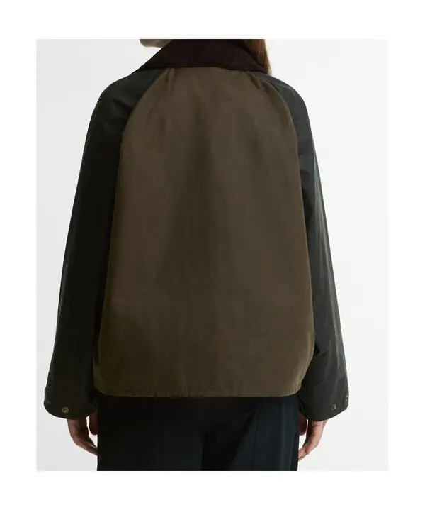 Barbour Colourblock Cordcollar Wax Jacket