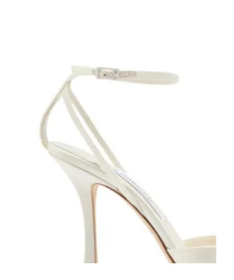 JIMMY CHOO Mimmi Flower-appliqué Sandals - White