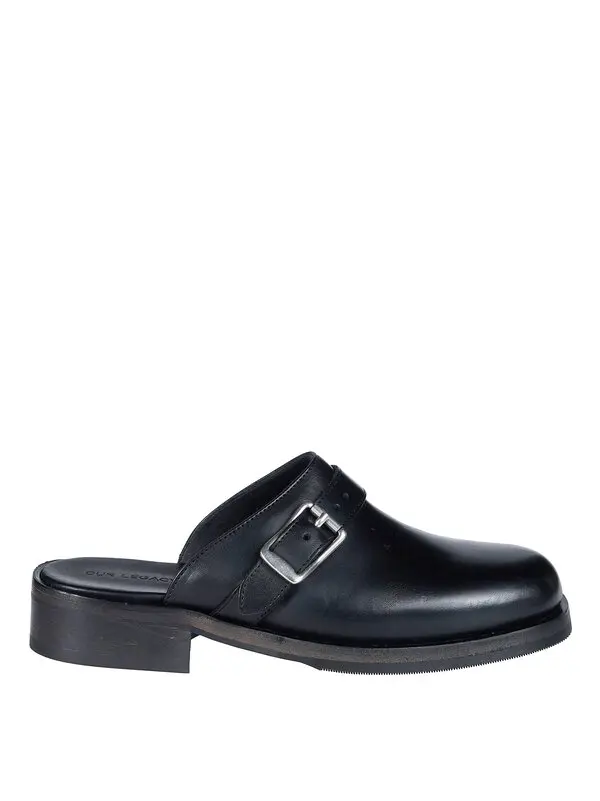 Our Legacy Camion Flat Slide Sandals - Nero