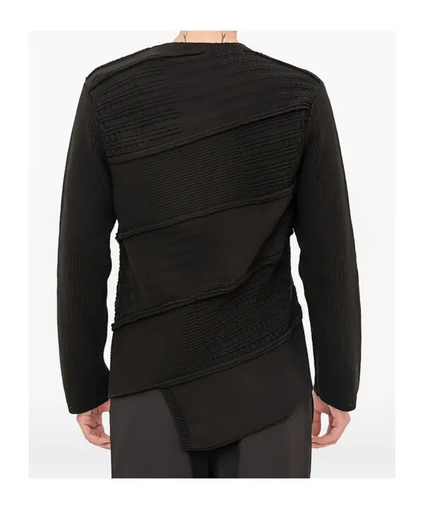 Comme Des Garçons Long Sleeve Asymmetrical Sweater