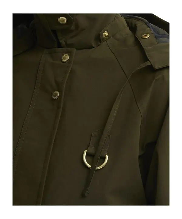 Barbour Hooded Cropped Field Jacket