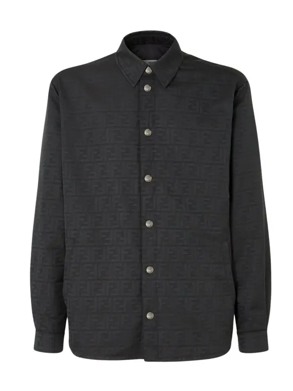 Fendi S 100% Polyester Dress Shirt