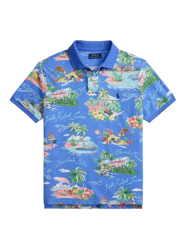 Ralph Lauren Printed Short Sleeve Polo Shirt