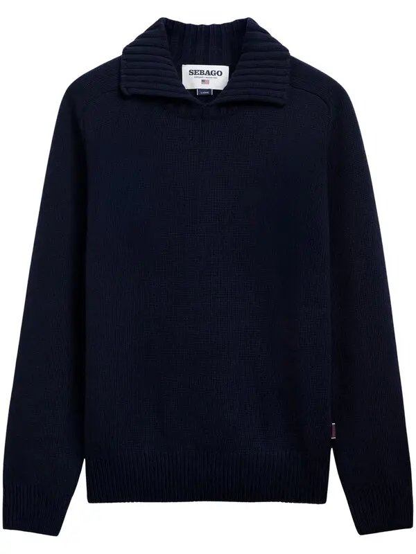 SEBAGO Wool-nylon Sweater - Navy
