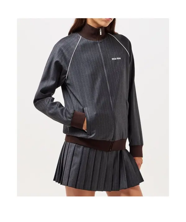 Miu Miu Zip-up Track Jacket
